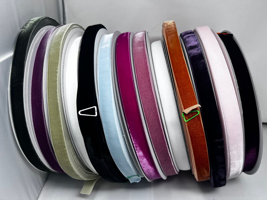 23mm Stretch Velvet Ribbon (mt) - Randall Ribbons